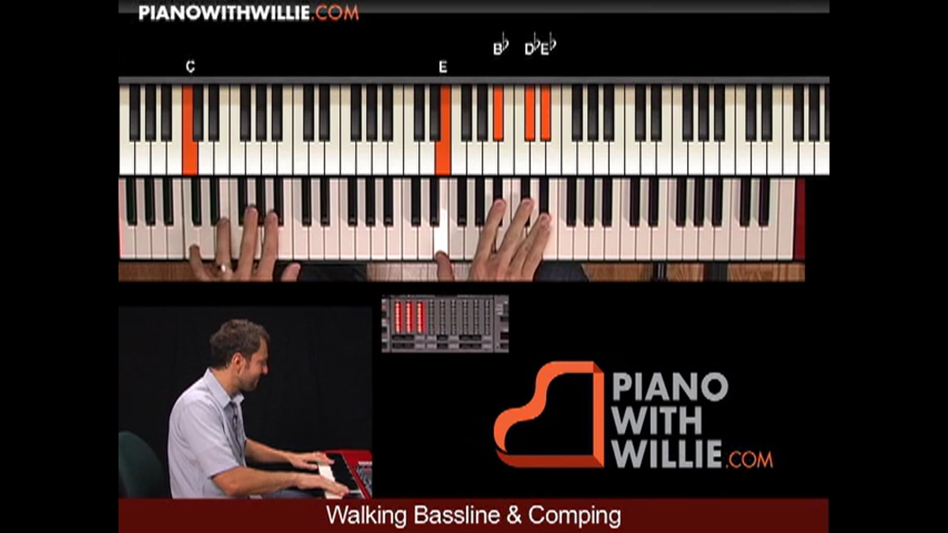 Walking Bassline And Comping - Vol. 1 - Jazzedge Academy