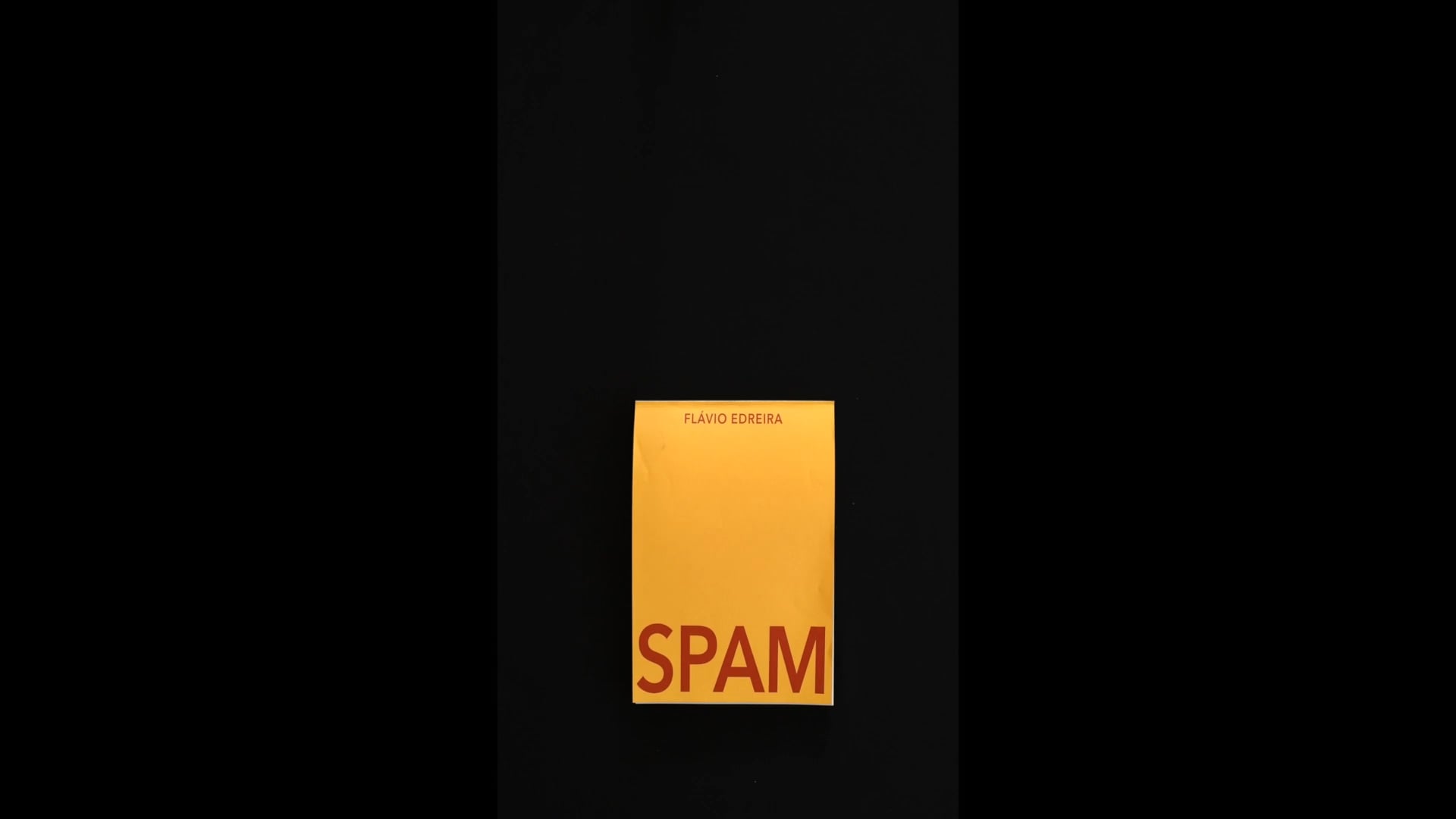 SPAM (Photobook mockup, 15x23cm) on Vimeo