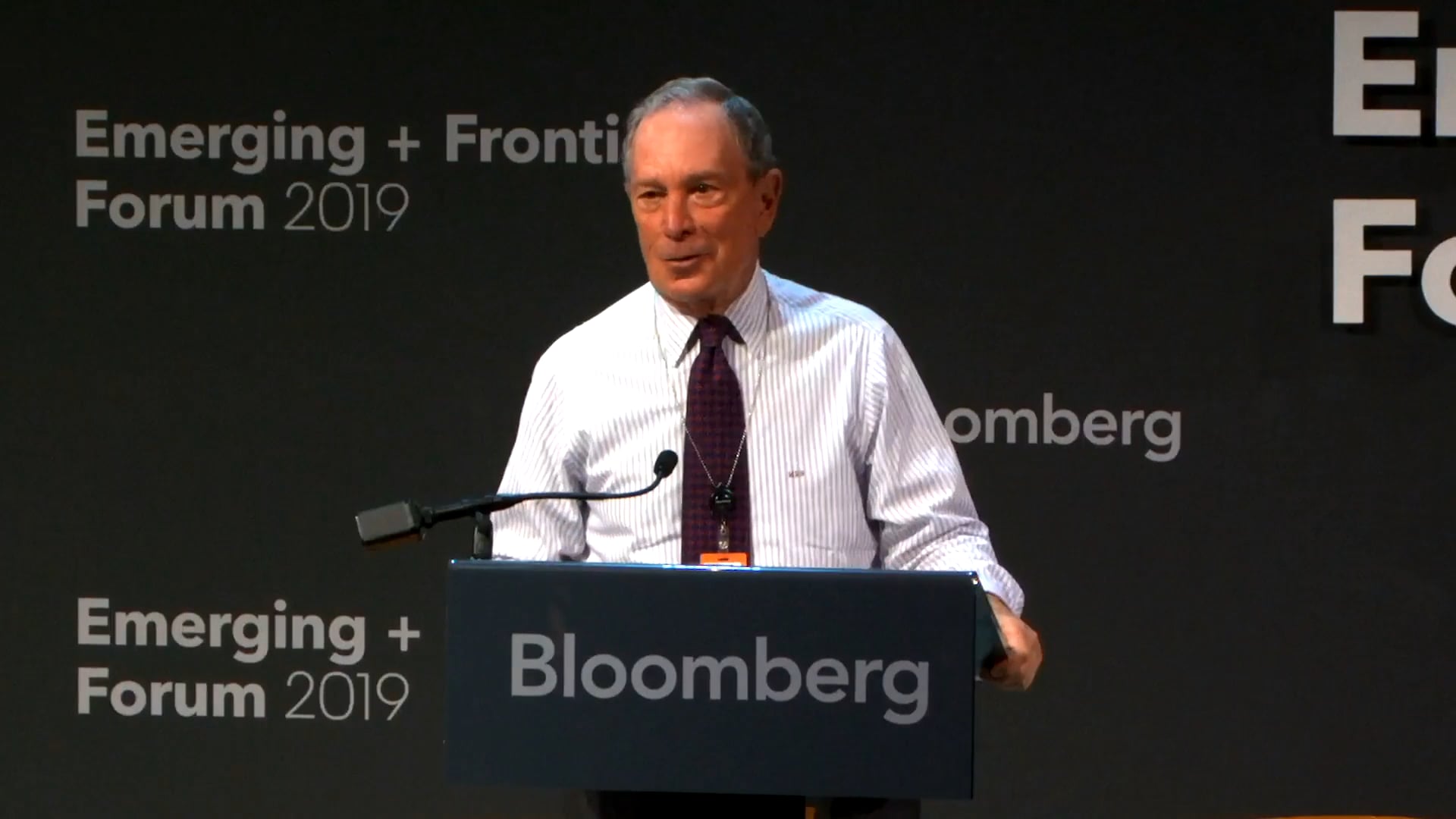 Ed Tuohy at the Bloomberg Emerging + Frontier Forum, London June 2019 ...