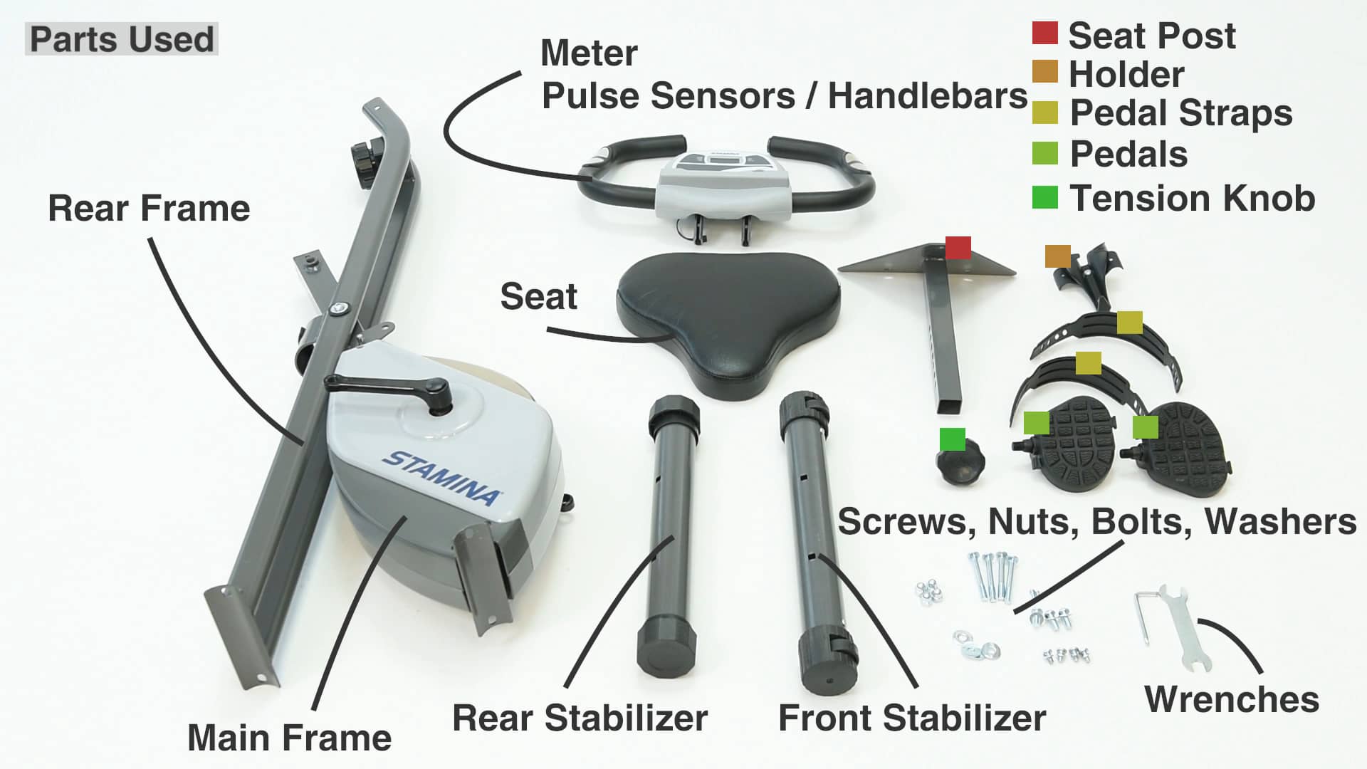 Stamina Cardio Exercise Bike Assembly Video on Vimeo