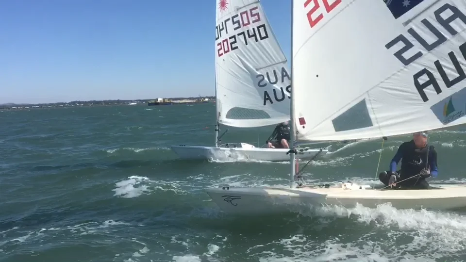 9/9/19 Laser Heavy Broad Reach Gybe RQYS on Vimeo