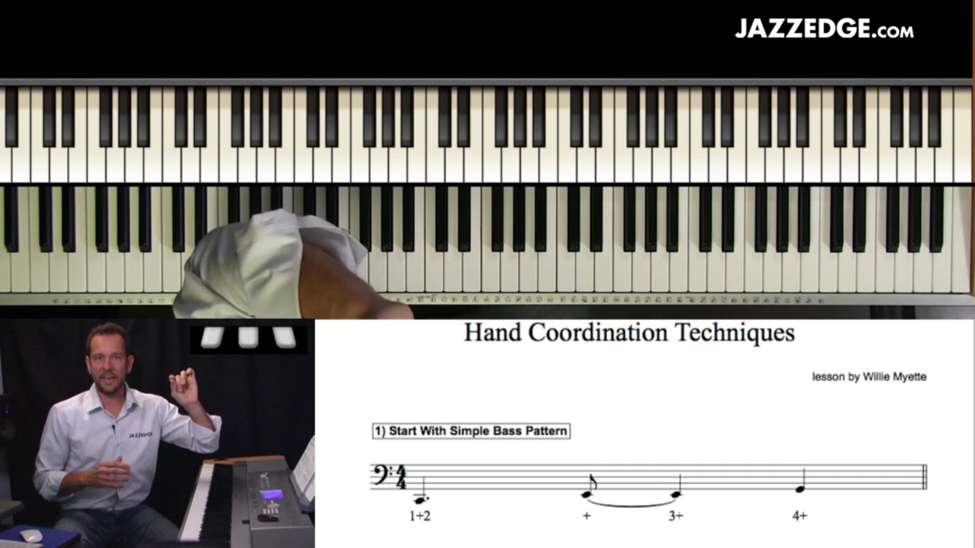 Hand Coordination Technique for Improv - Jazzedge Academy