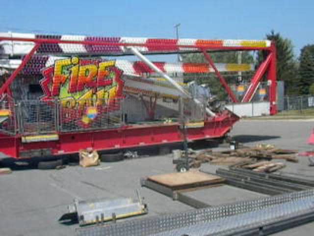 Wade Shows KMG Fireball Racked On Trailer Pre-Setup, 2010 Kalamazoo ...