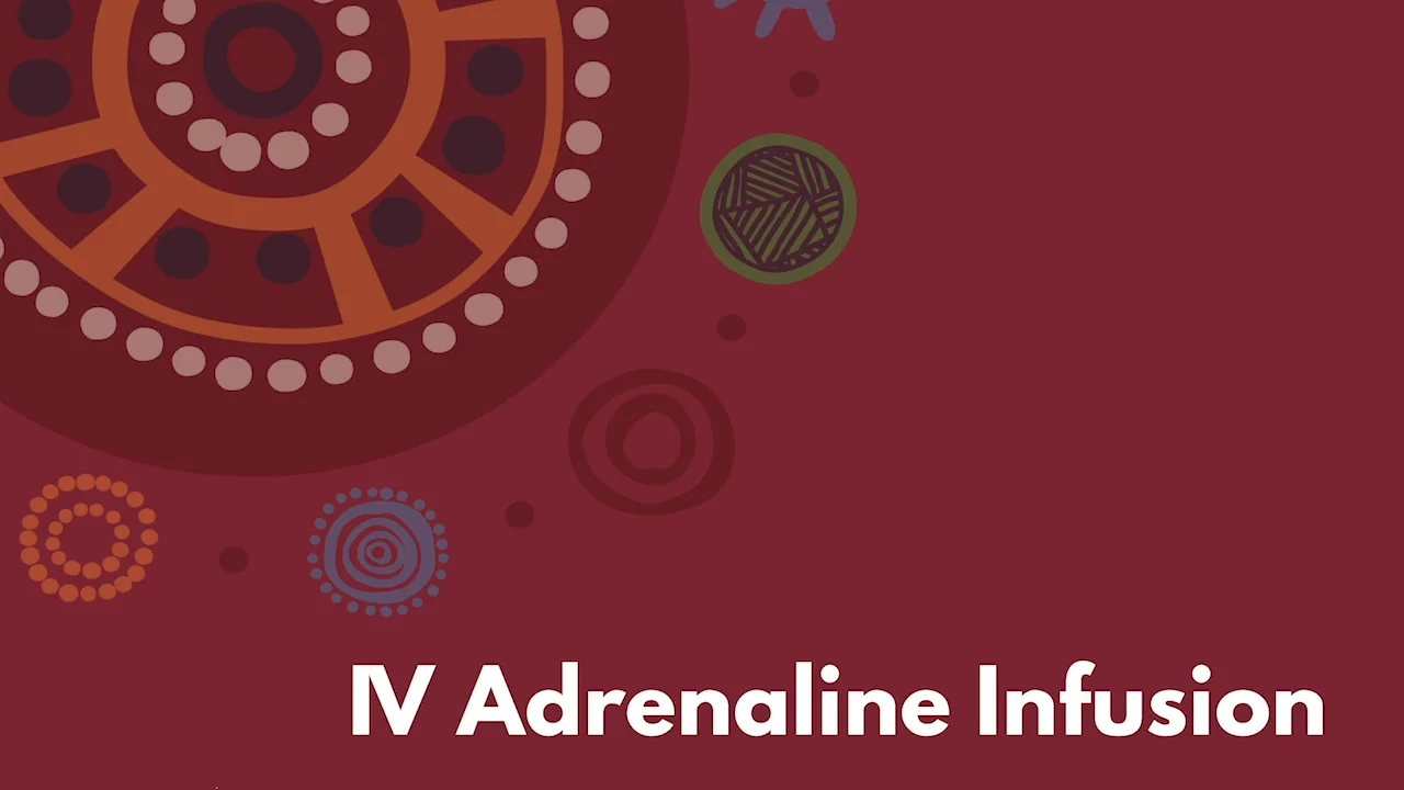 IV Adrenaline Infusion