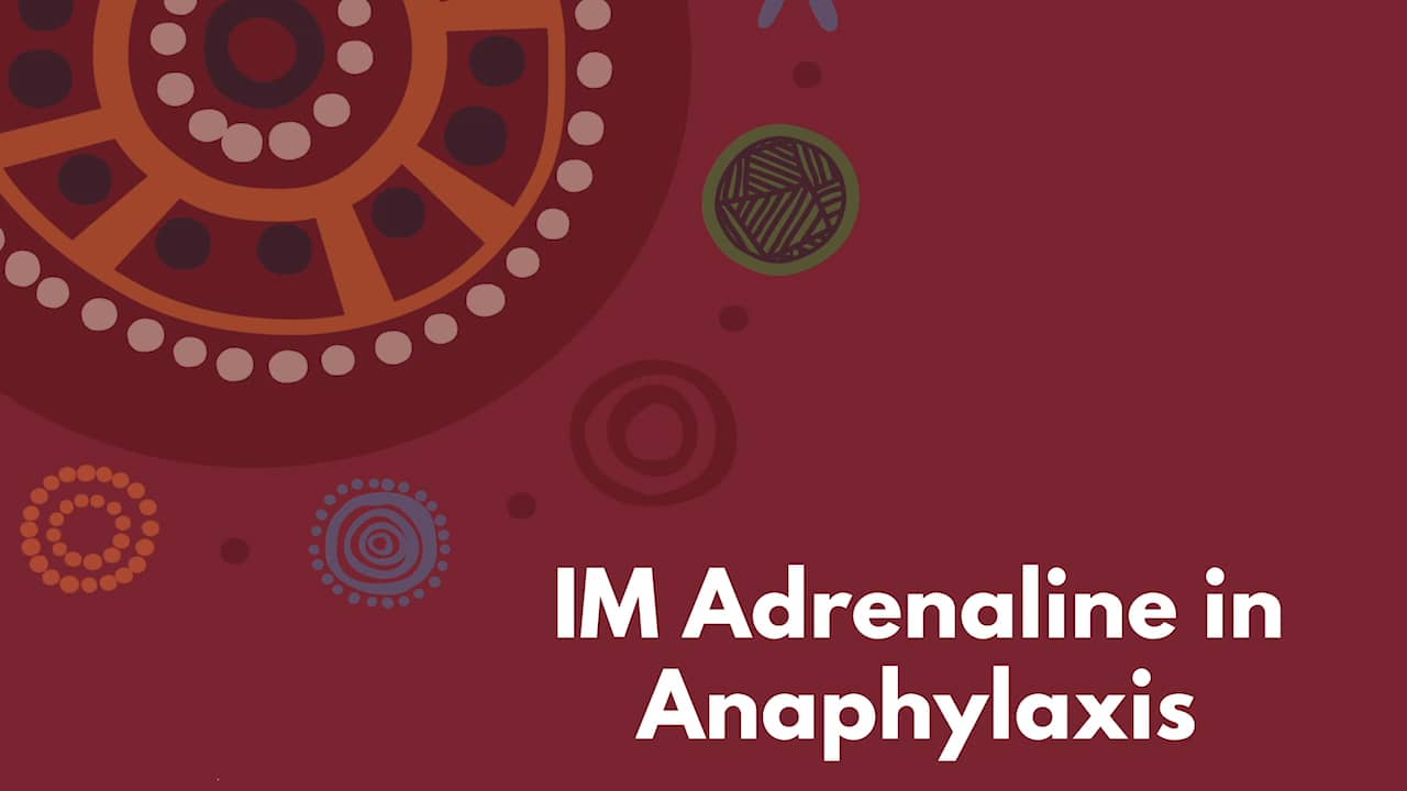 IM Adrenaline in Anaphylaxis on Vimeo