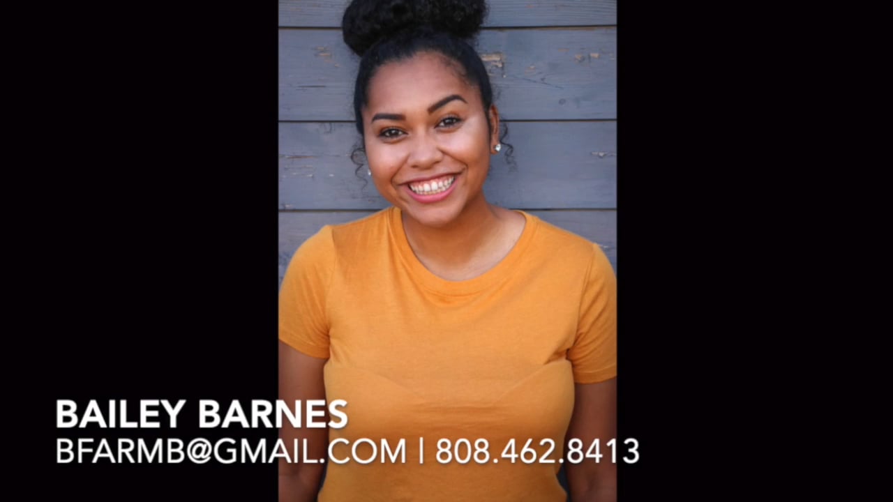 Bailey Barnes Musical Theater Demo Reel on Vimeo