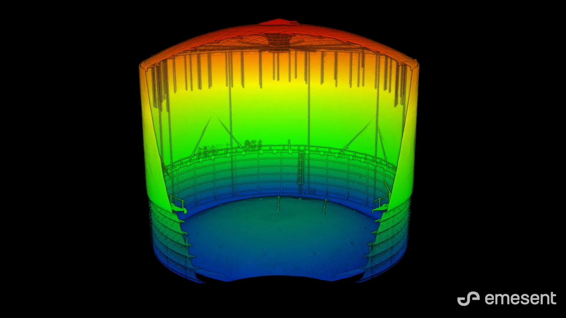 Hovermap storage tank internal scan on Vimeo