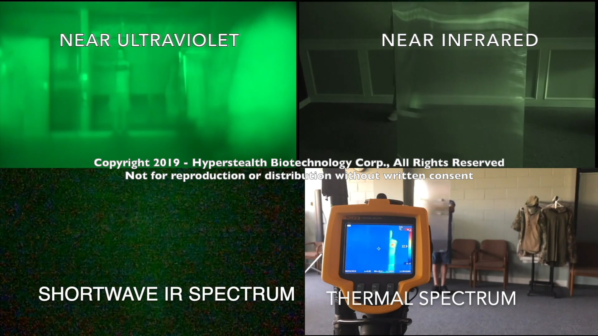 Hyperstealth's Broadband Invisibility Cloak on Vimeo