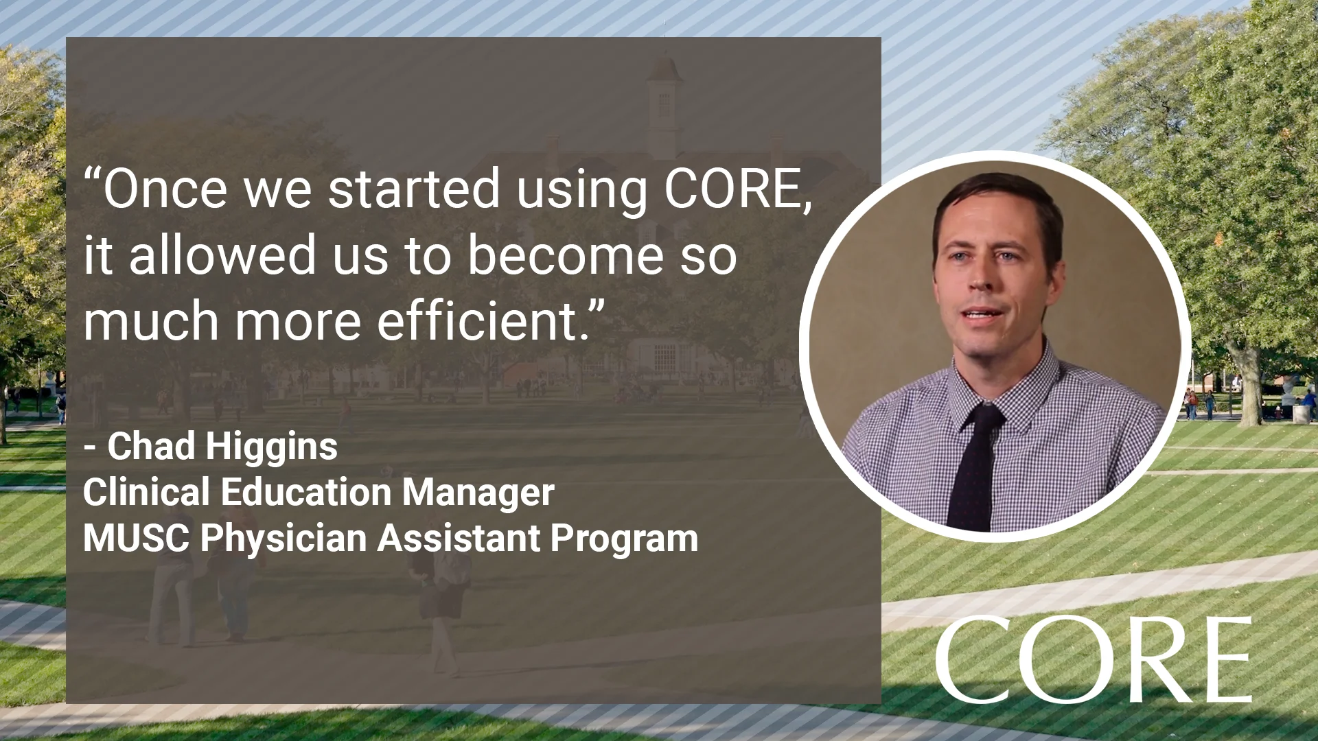 CORE ELMS Overview Videos - CORE ELMS Client Testimonial - MUSC ...