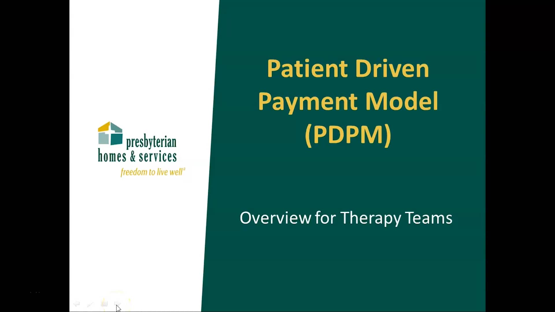 PDPM Overview for Therapy on Vimeo