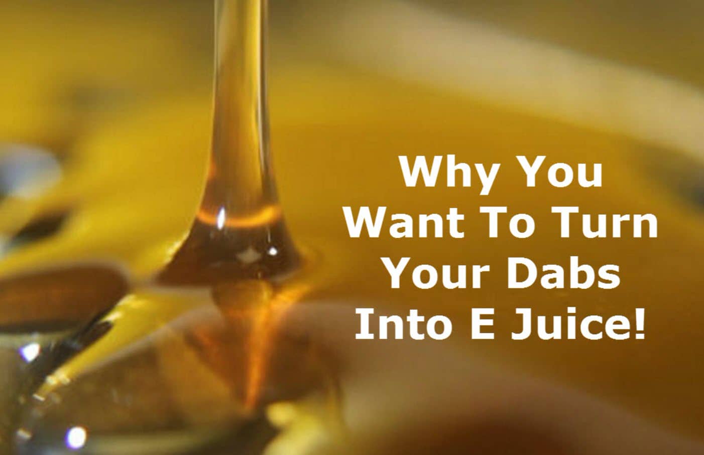 How to Turn Your Wax or Shatter into Vape Ejuice on Vimeo