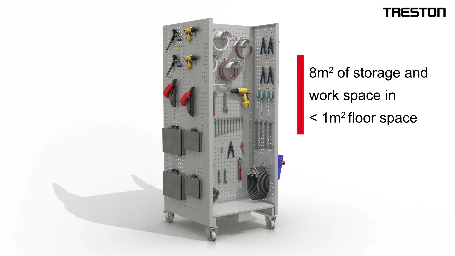 Treston Tower storage and workstation unit