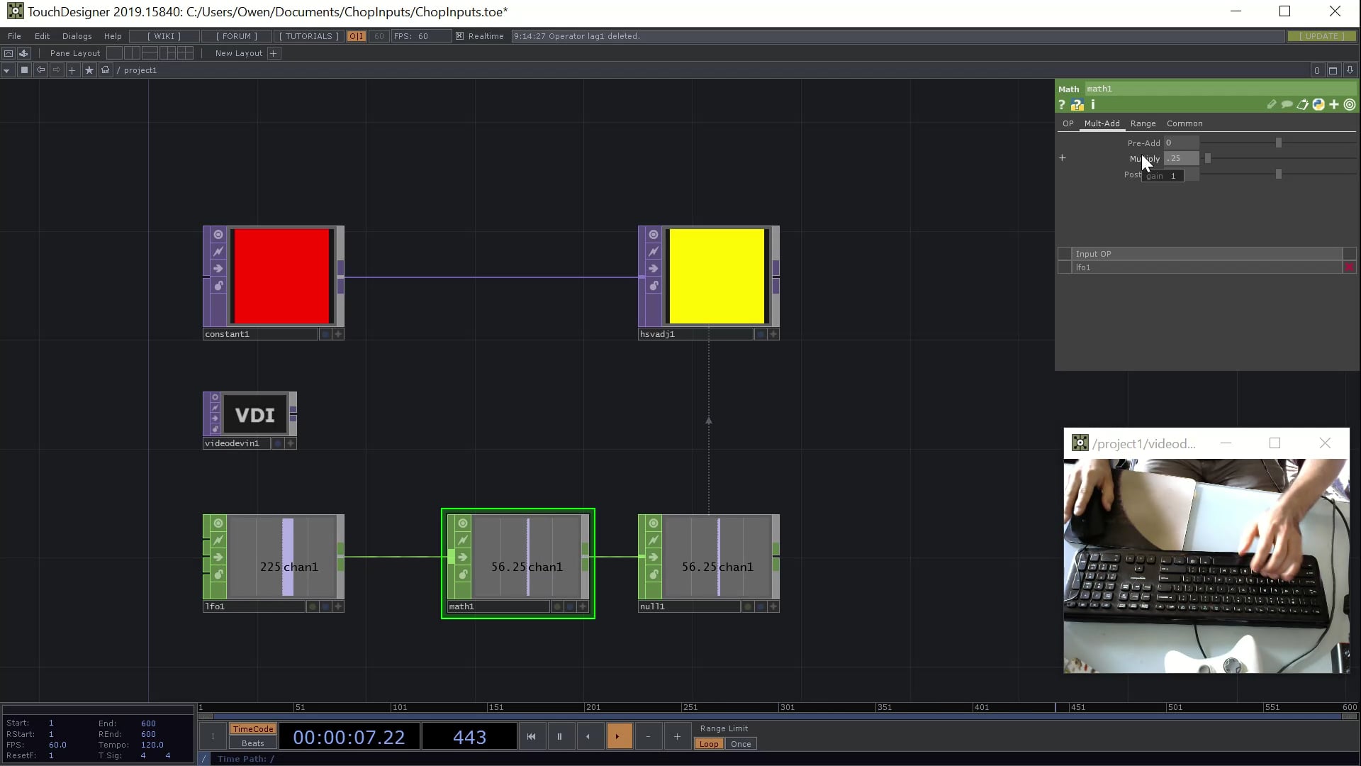 TouchDesigner Tutorial - Referencing Input Devices with CHOPs on Vimeo