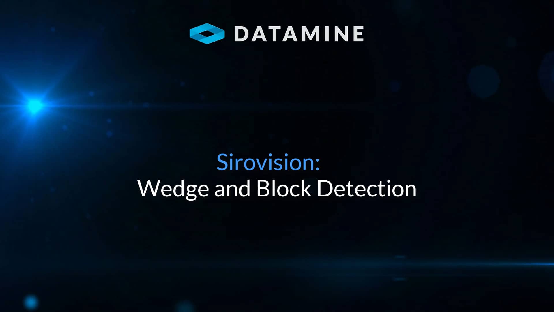 Sirovision: Wedge and Block Detection on Vimeo