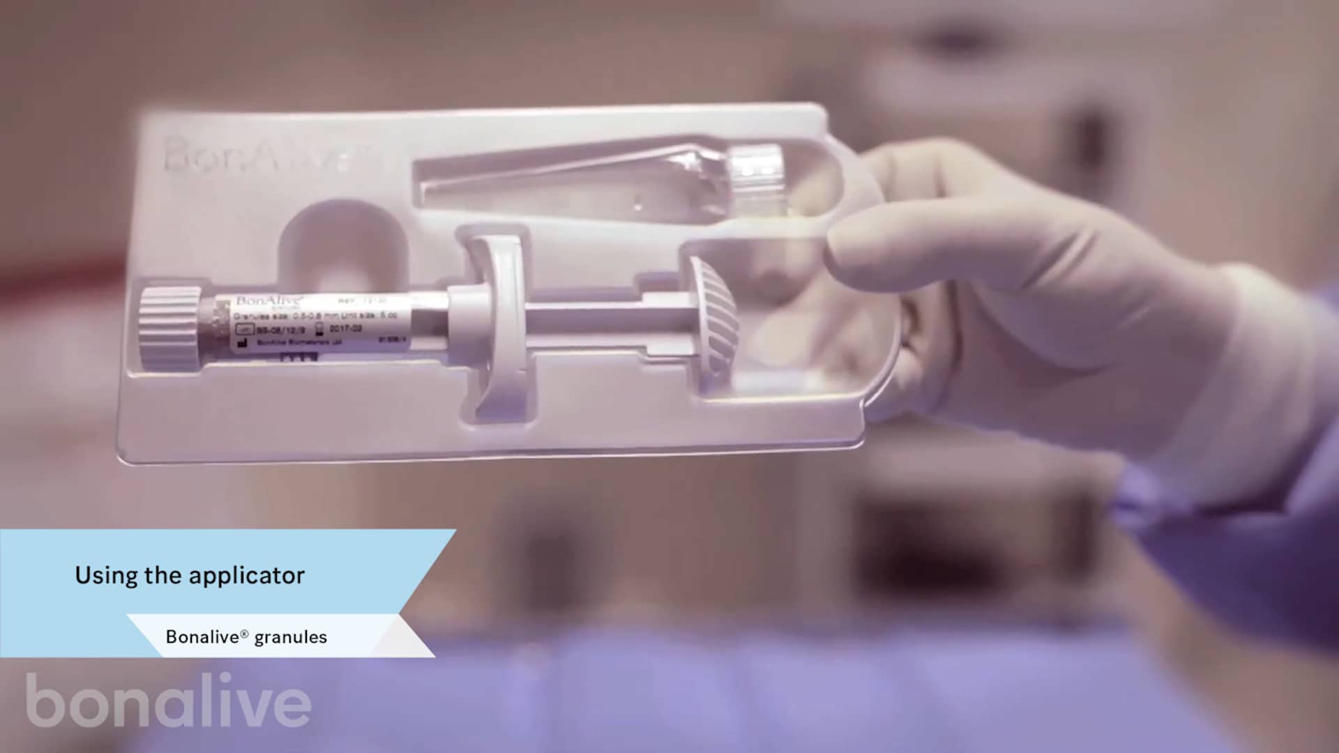 Using the Bonalive granules applicator on Vimeo