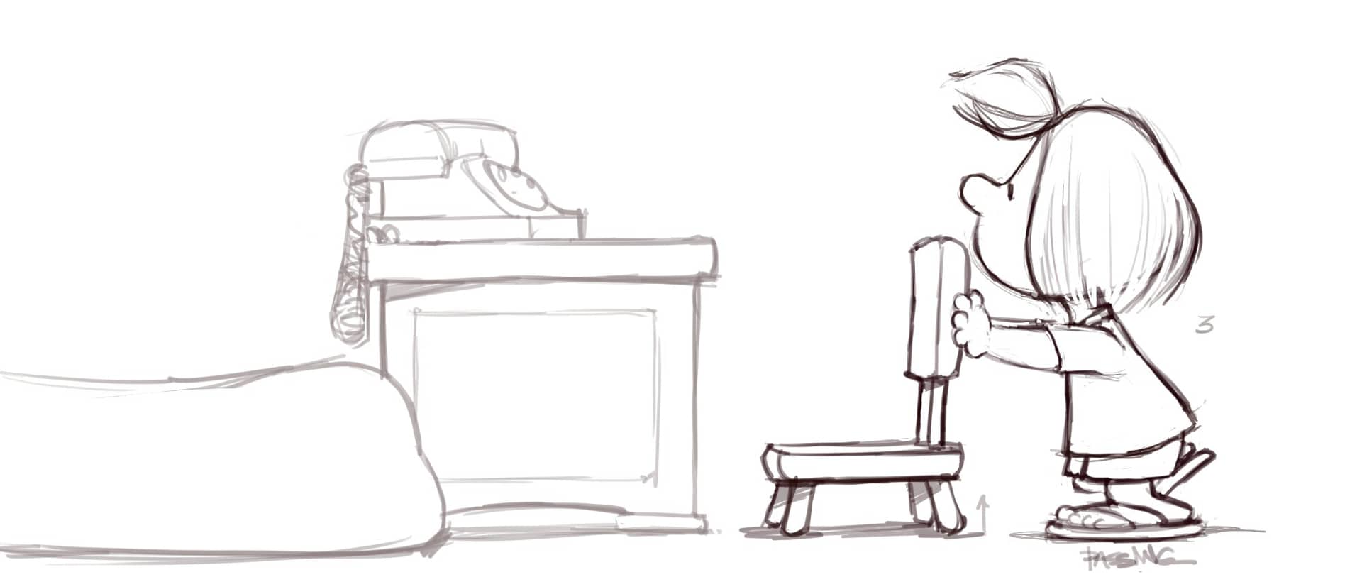 Peppermint Patty 2D Animation test on Vimeo