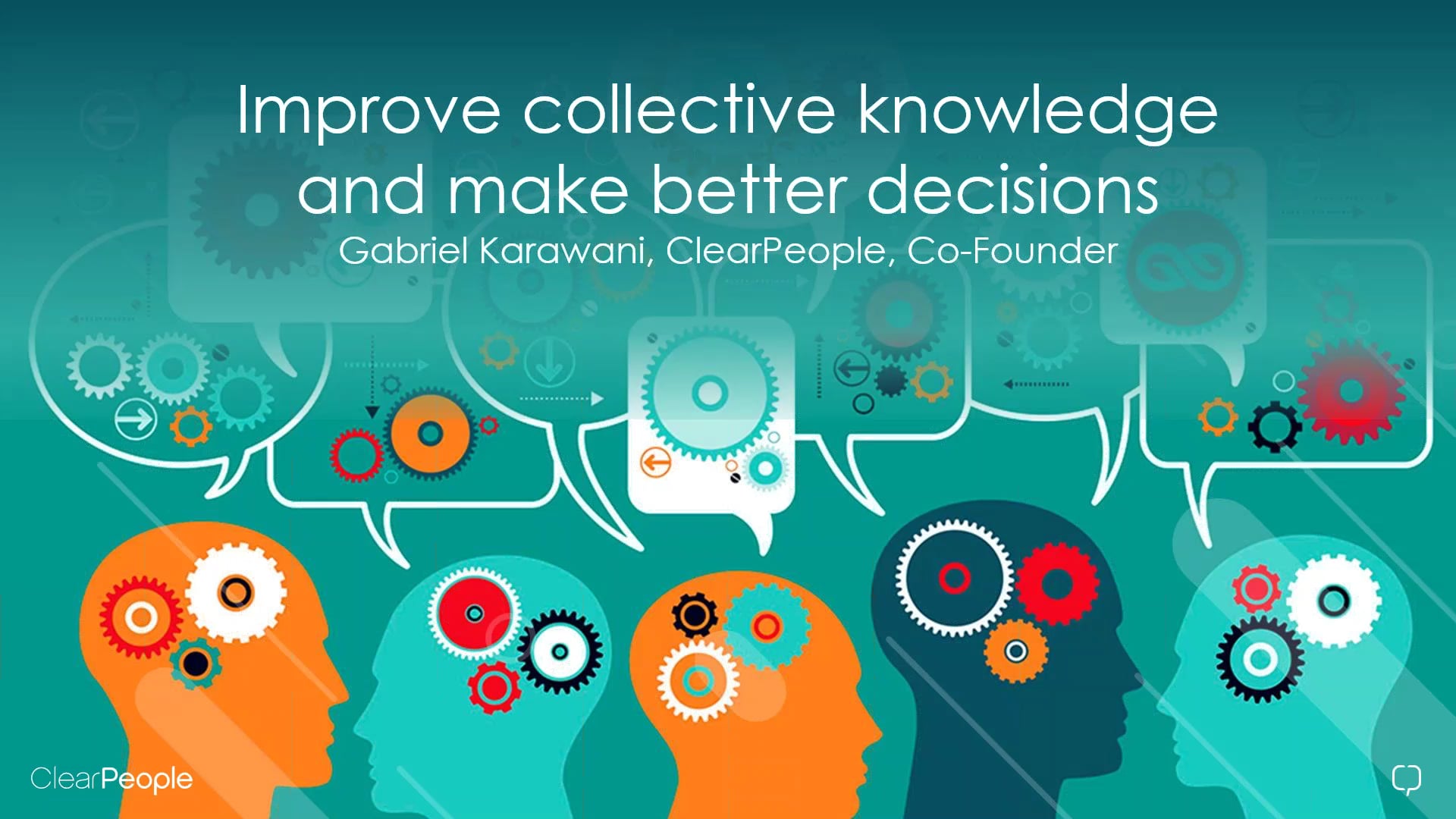 Webinar Improve collective knowledge and make better decisions on Vimeo