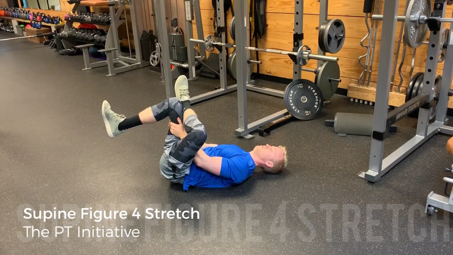 Supine Figure 4 Stretch on Vimeo
