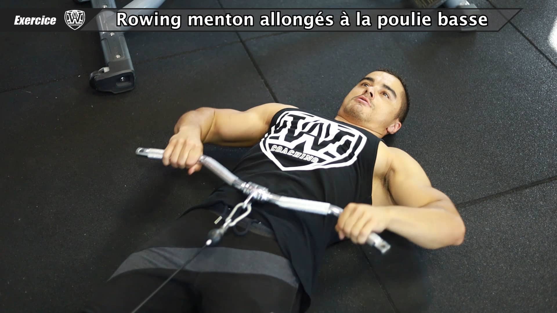 Rowing menton allongés à la poulie basse on Vimeo