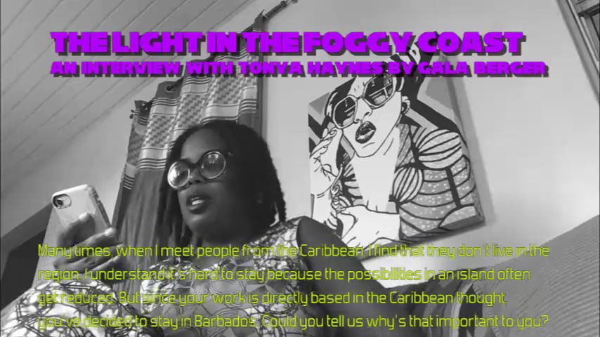 The Light In The Foggy Coast: An Interview To Tonya Haynes By Gala ...