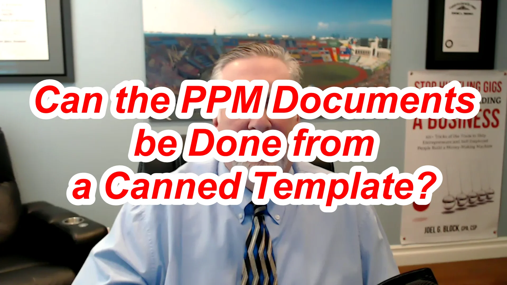 Can the PPM Documents be Done from a Canned Template? on Vimeo
