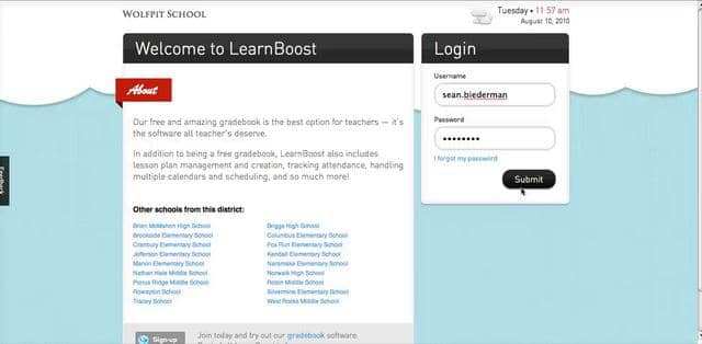 LearnBoost Free Online Gradebook Tour on Vimeo