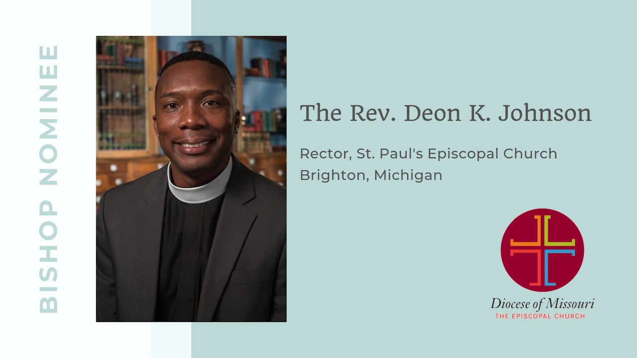 Bishop Nominee: The Rev. Deon Johnson on Vimeo