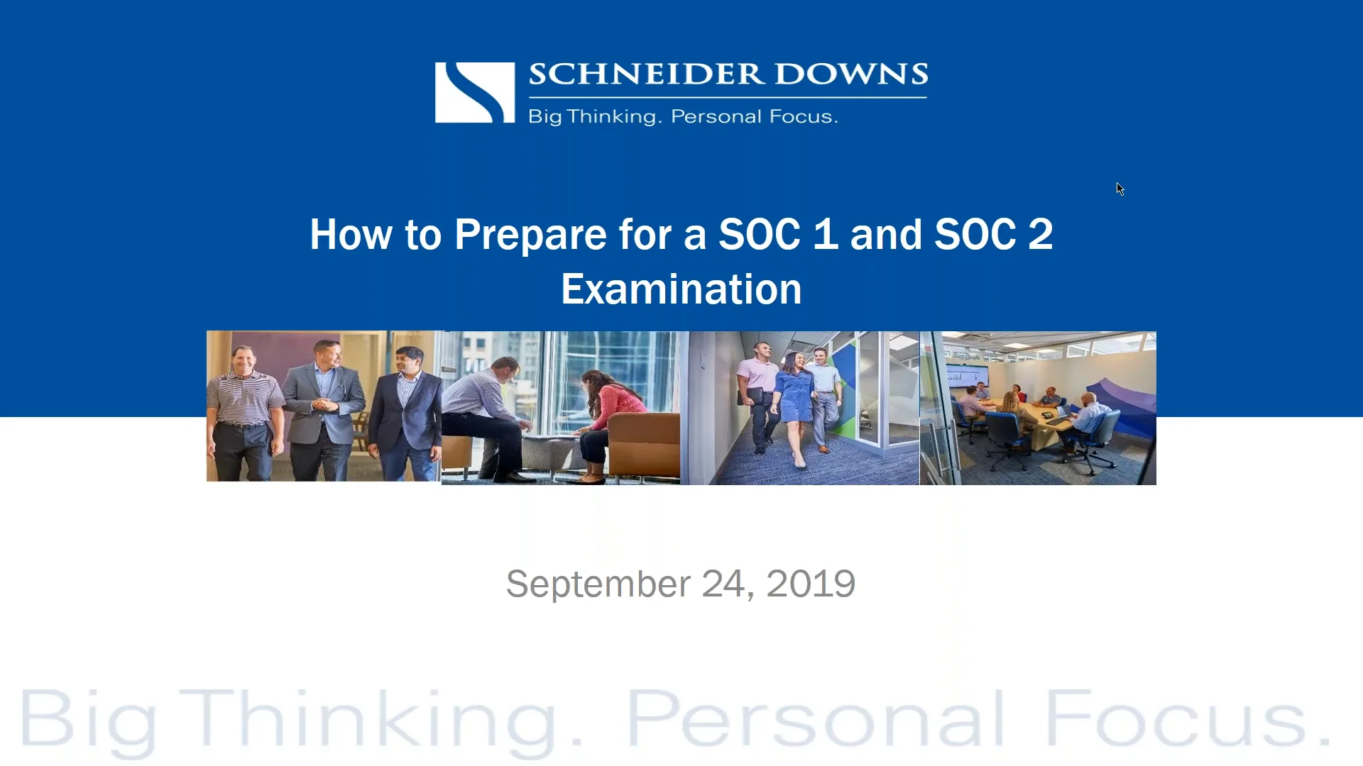 How to Prepare for a SOC 1 and SOC 2 Examination on Vimeo