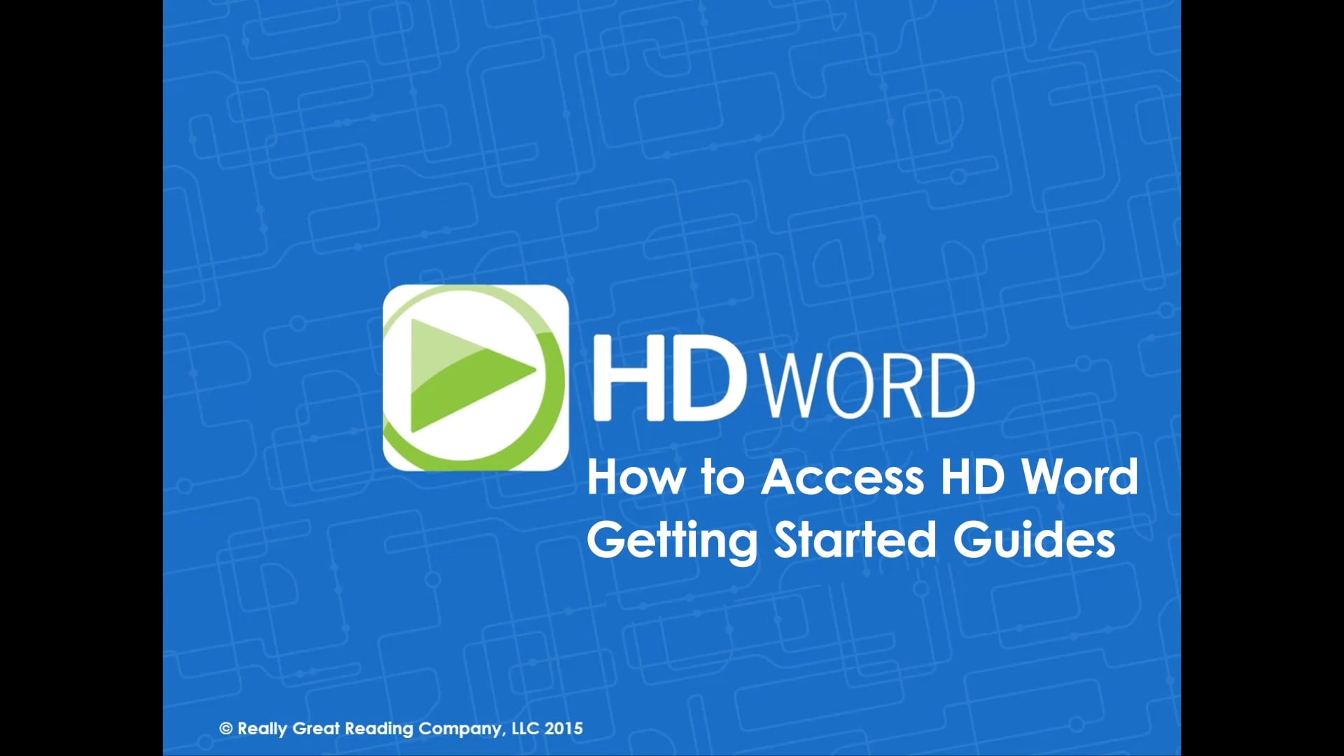 How to Access HD Word Getting Started Guides