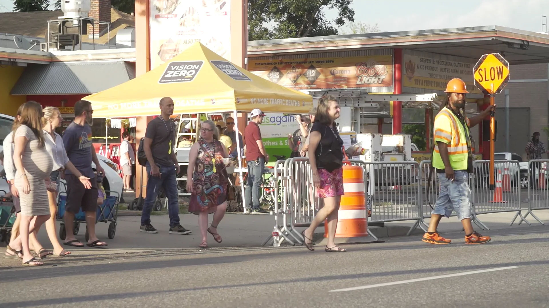 Tasty Colfax Vision Zero Pop-Up Traffic Calming Demonstration on Vimeo