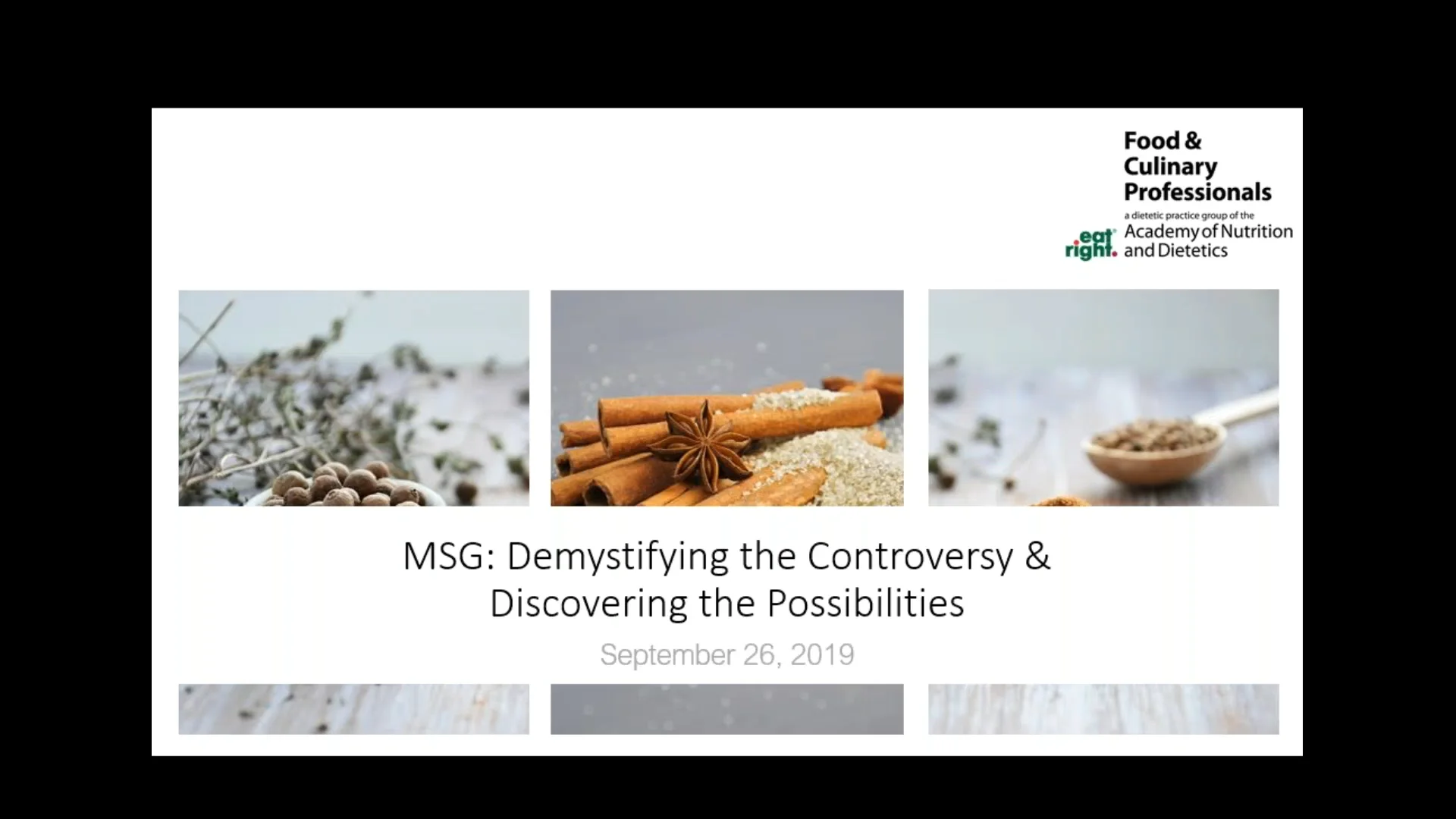 FCP Webinar_ MSG_ Demystifying the Controversy & Discovering the ...