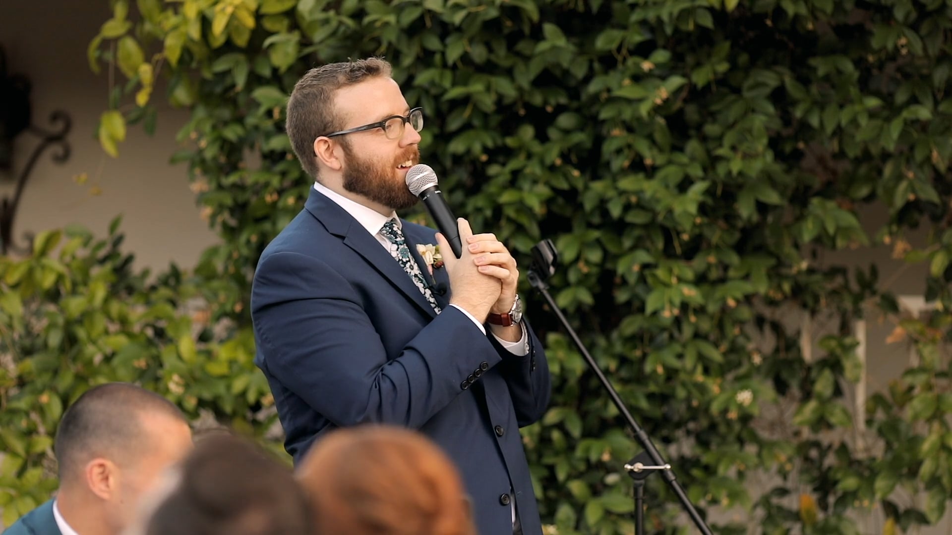 Christina & Joe // Alcazar Palm Springs Wedding Toasts (Brother of the ...
