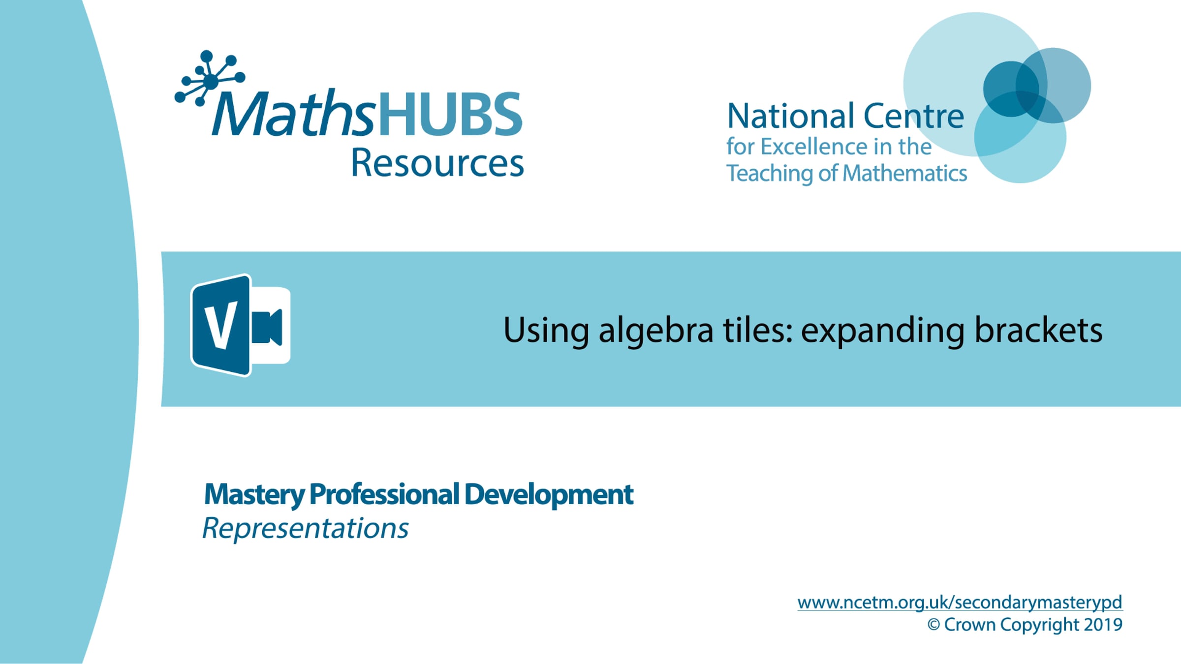 Using algebra tiles: expanding brackets
