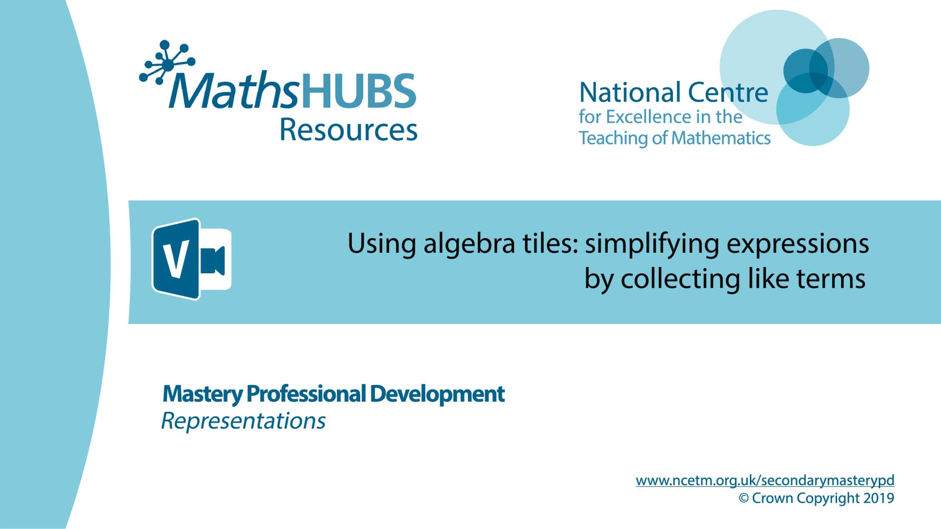 Using algebra tiles: simplifying expressions by collecting like terms ...