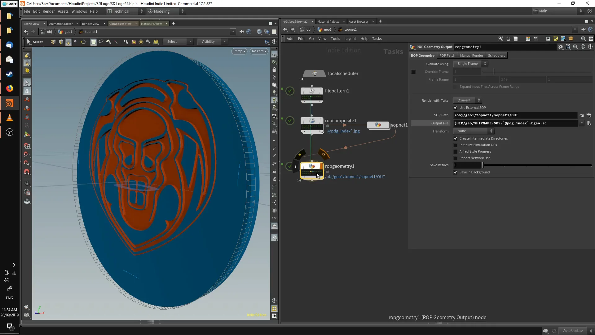 2D to 3D symbols in Houdini using PDG WIP on Vimeo