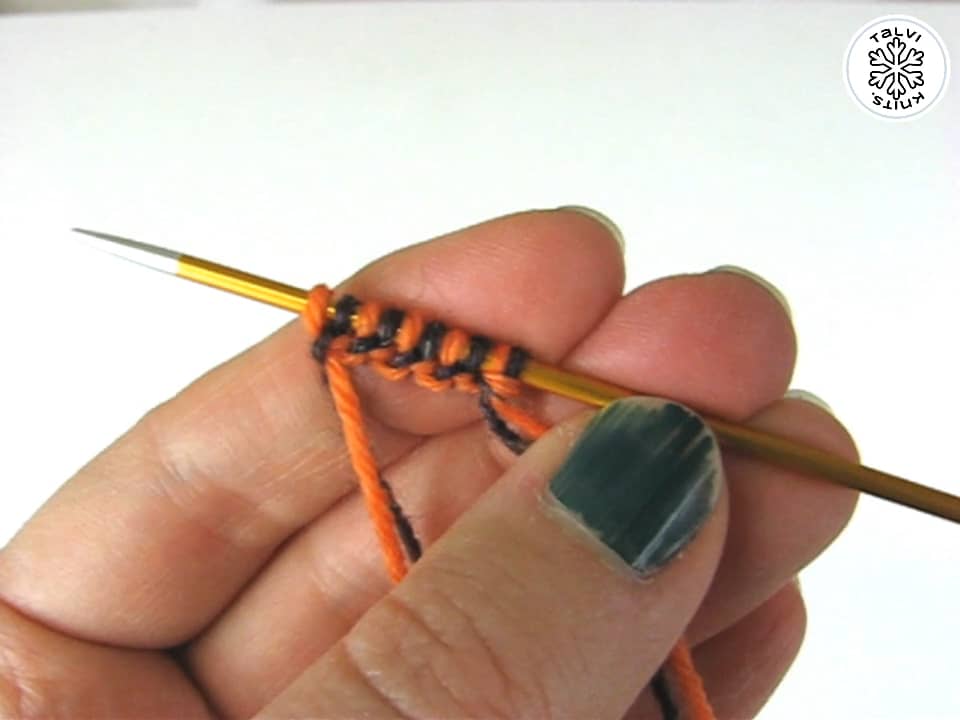 How to Knit Alternating Two-color Long-tail Cast-on on Vimeo