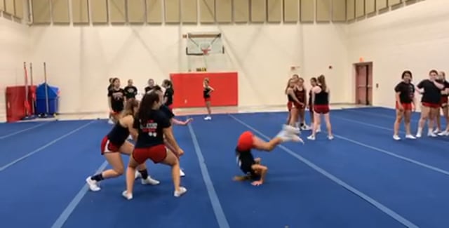 Inversion from the Ground with Release - USA Cheer