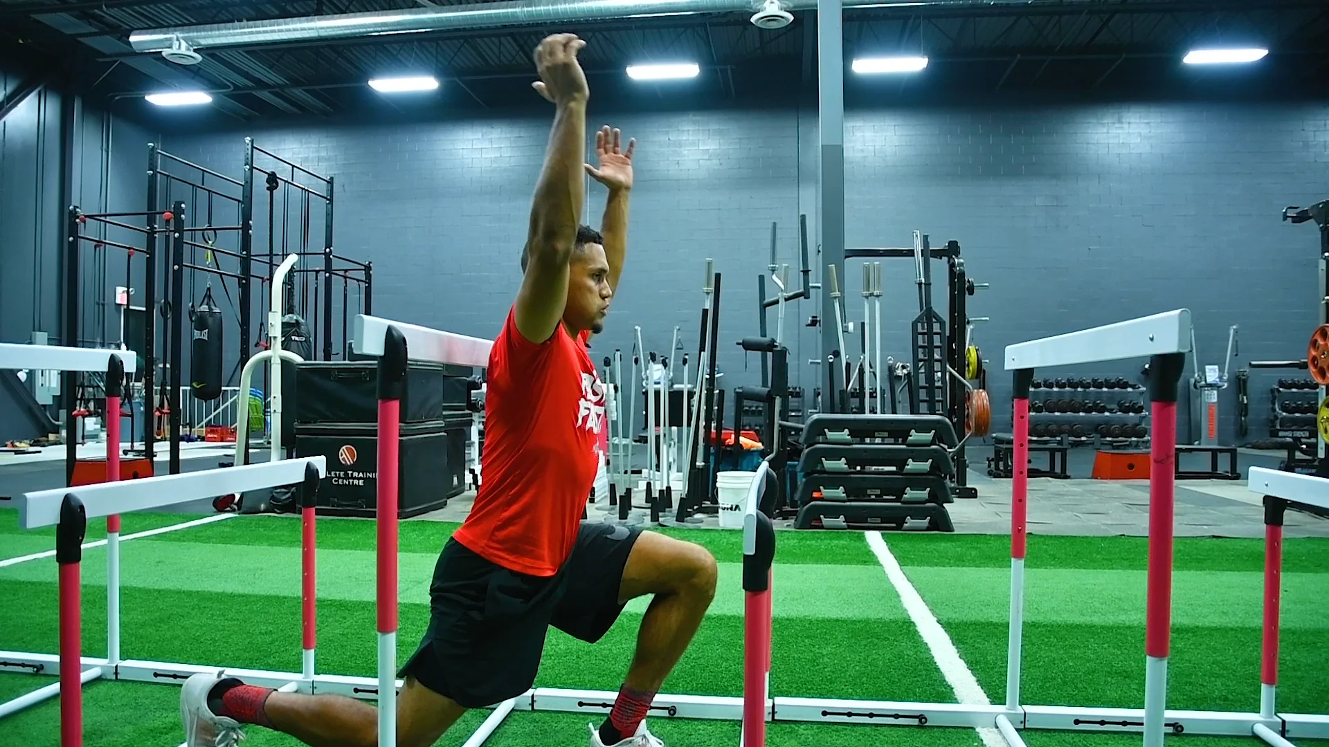 Phase 3 - Hurdle Mobility Drills - Lateral Hurdle Walk Over To Lateral ...