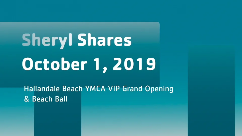 Sheryl Shares October 1, 2019 on Vimeo