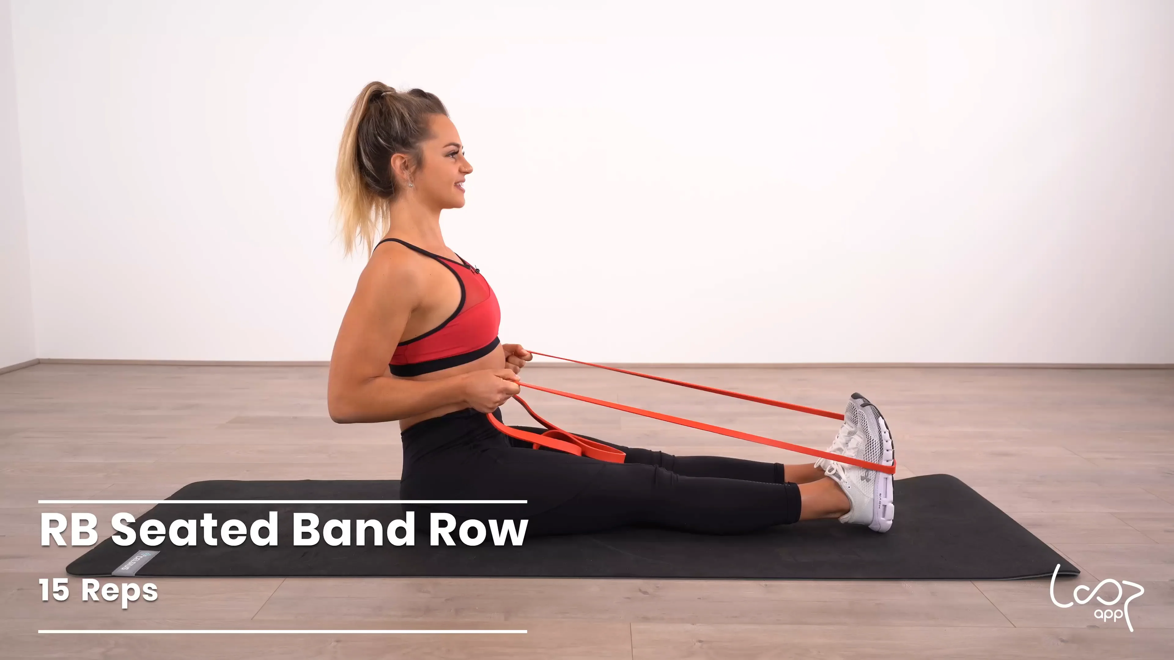 Seated Band Row_15 Reps on Vimeo