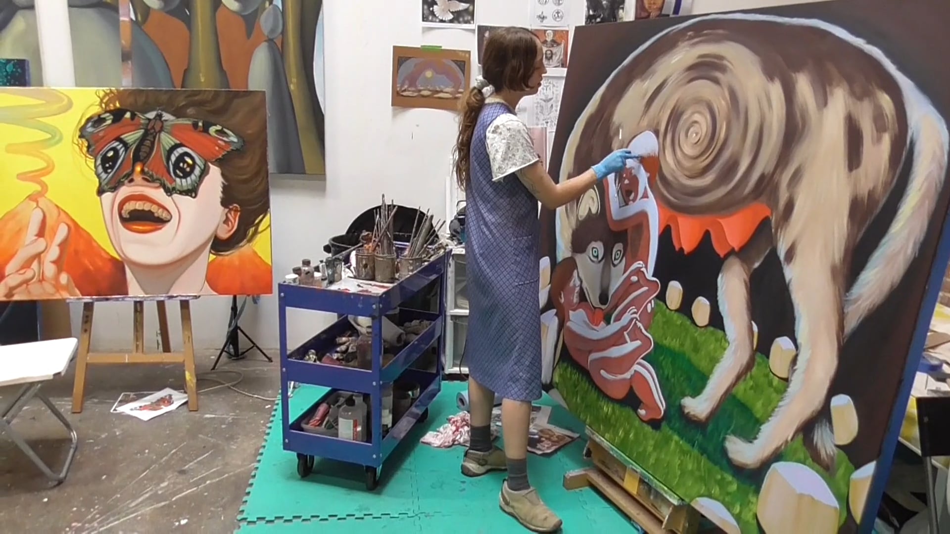 Anja Salonen studio visit, September 2019 A.D. on Vimeo