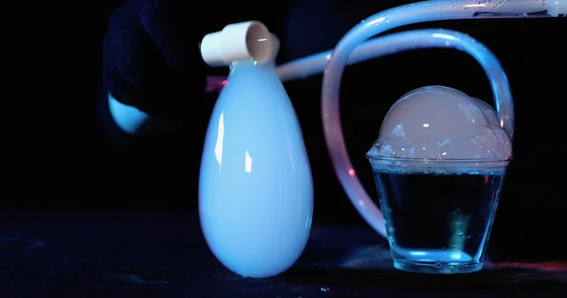 Dry Ice Bubbles Rainbow