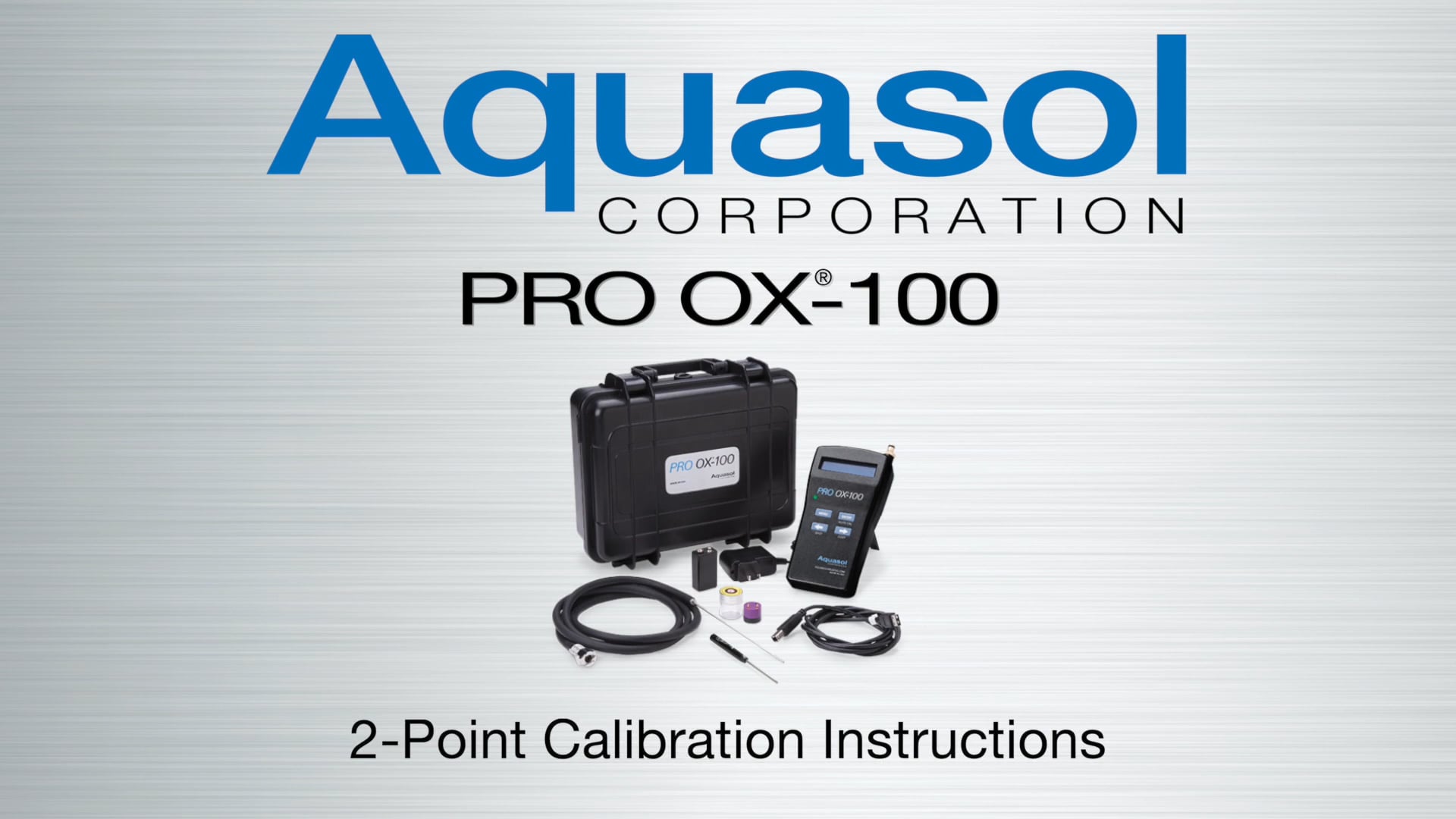 Weld Purge Monitor Pro OX-100 (2 Point Calibration) on Vimeo