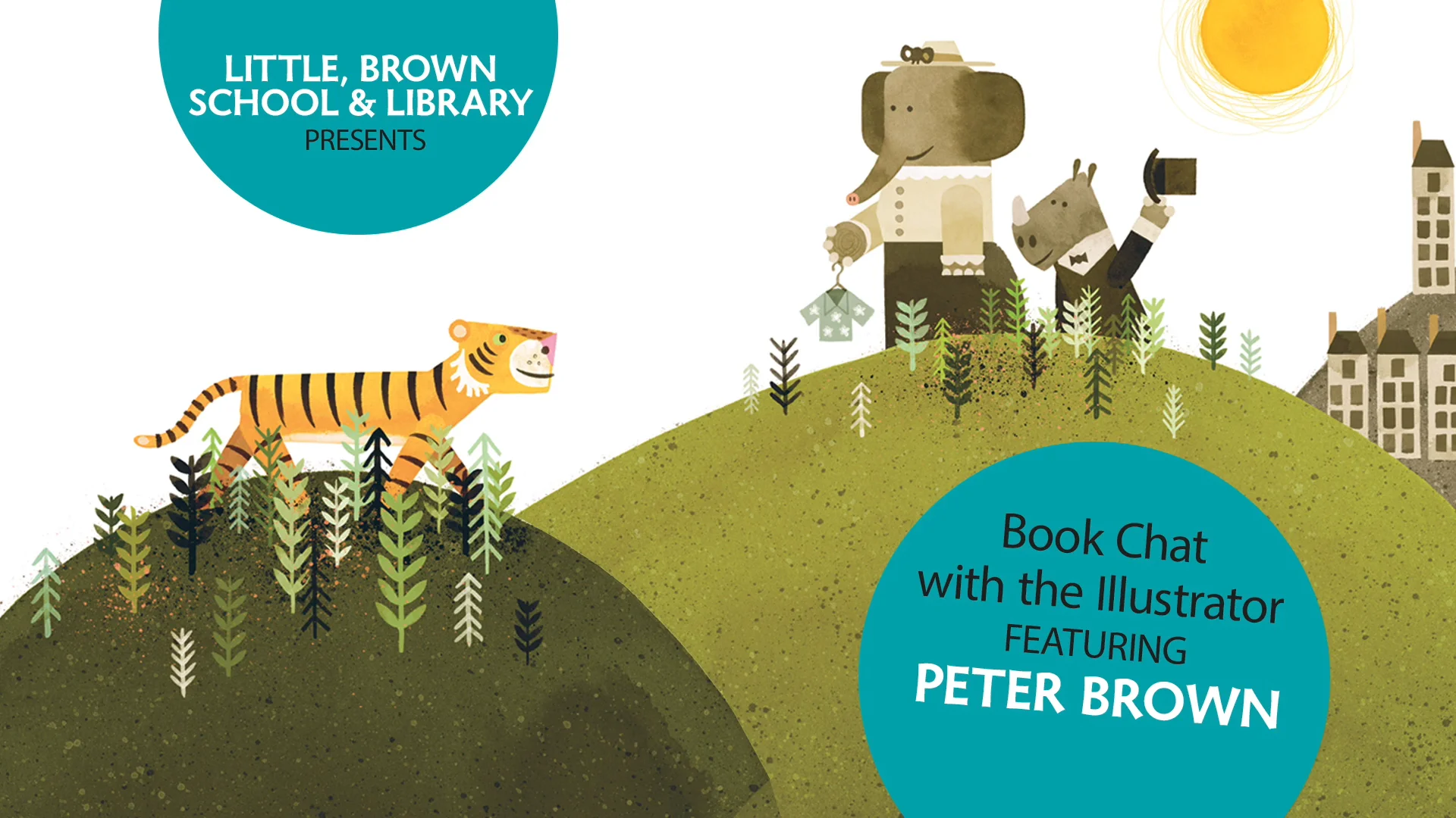 Book Chat Peter Brown for Mr Tiger Goes Wild