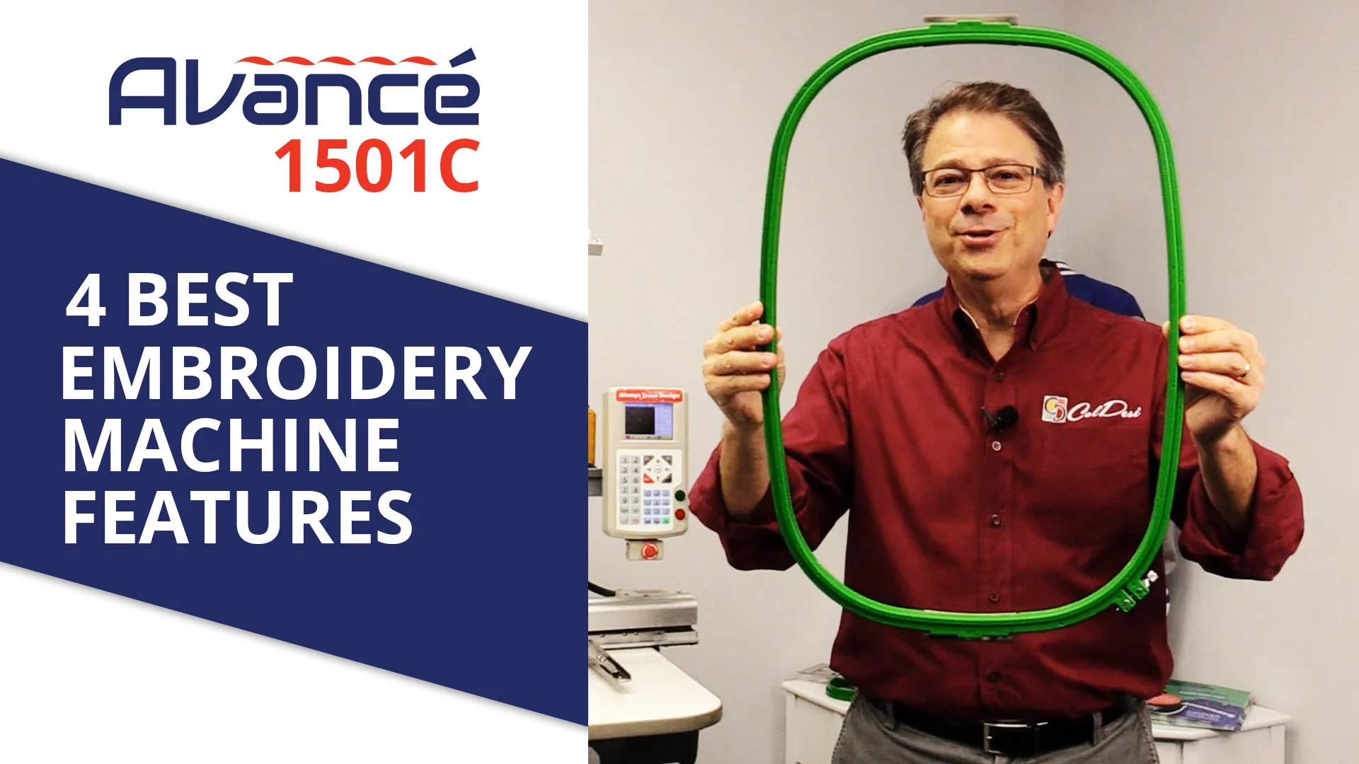 Avance 1501C Commercial Embroidery Machine | Four Best Embroidery ...