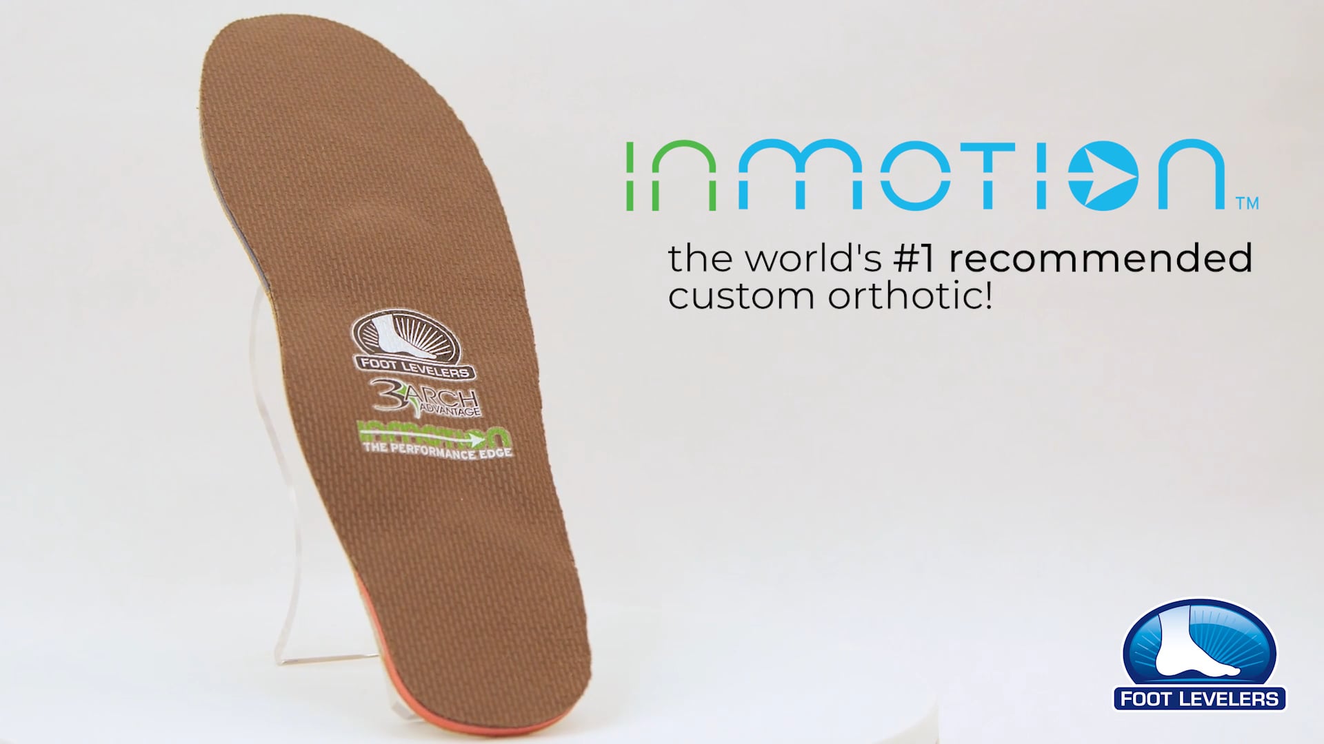 InMotion is the world's #1 recommended custom orthotic on Vimeo