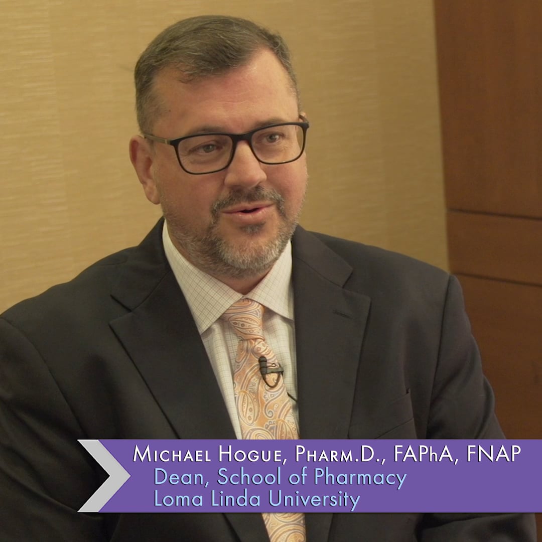 Dr. Michael Hogue on pharmacists in diverse settings. on Vimeo