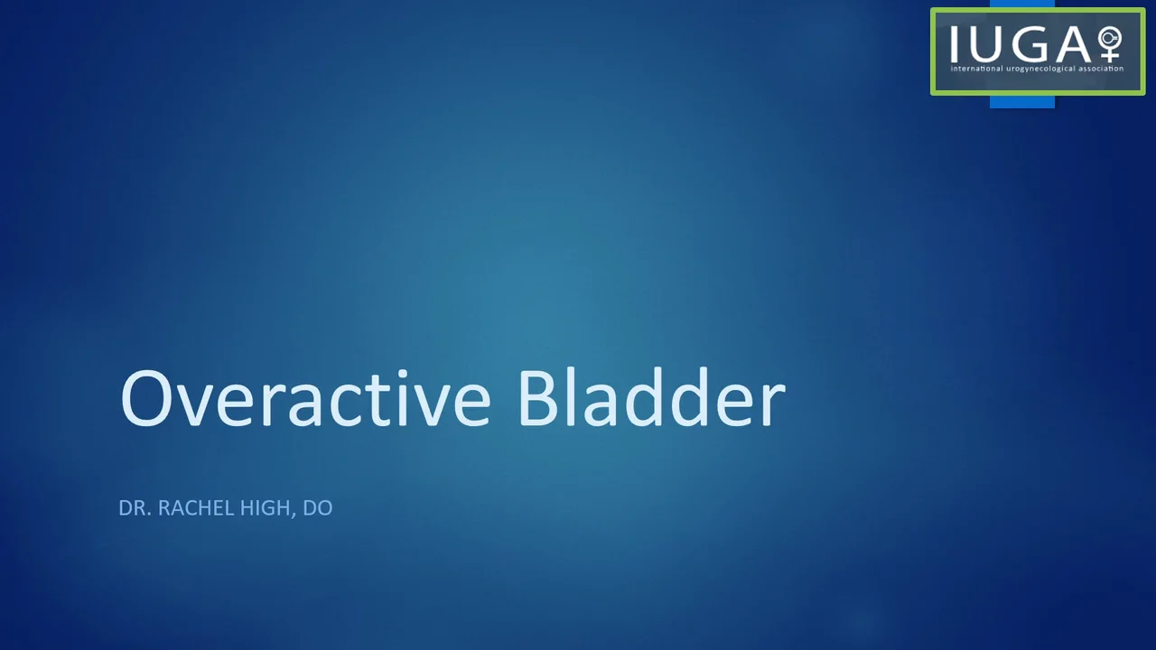 Overactive Bladder on Vimeo