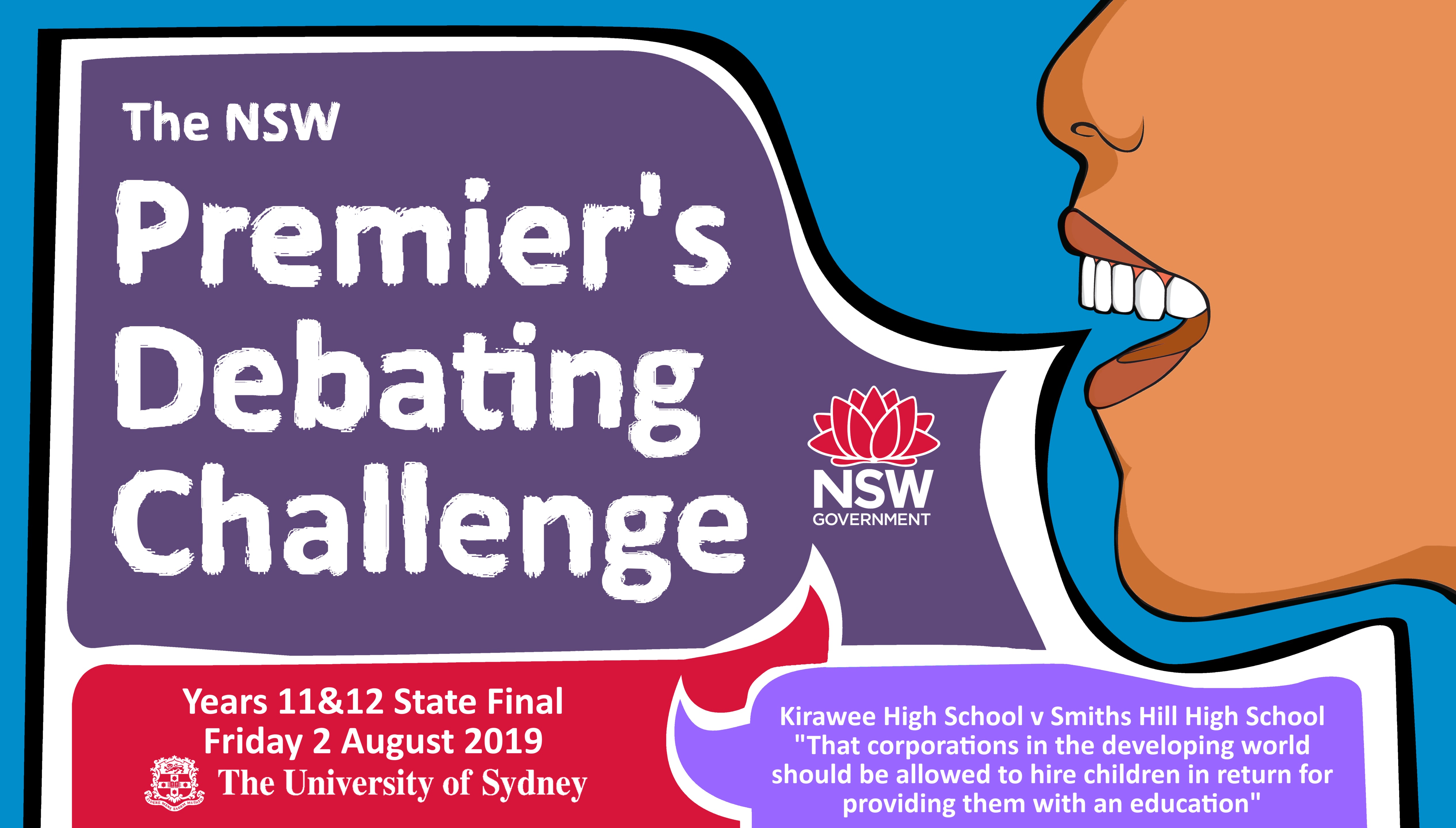 NSW Premier's Debating Challenge 2019 - Years 11 and 12 State Final on ...