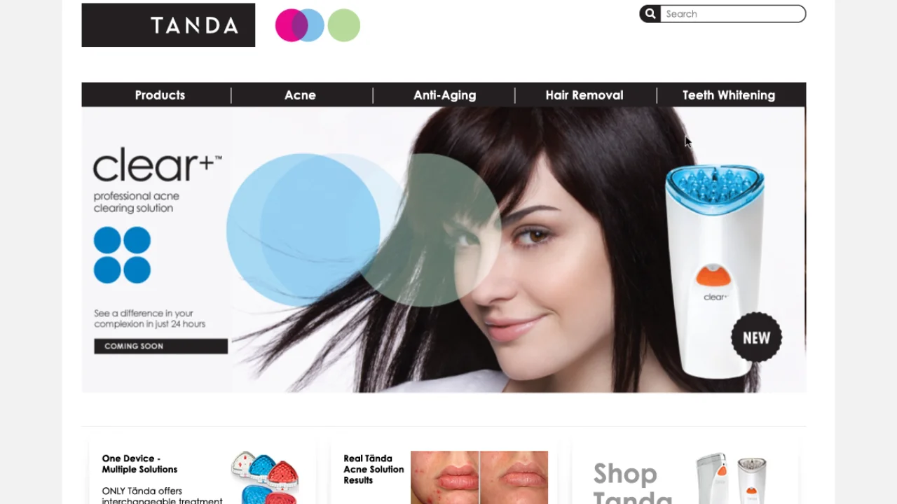 Tanda Website Overview